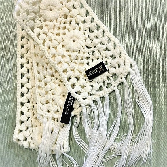 TRICOTER ALA MAIN | Accessories | Tricoter Ala Main Handknit White ...